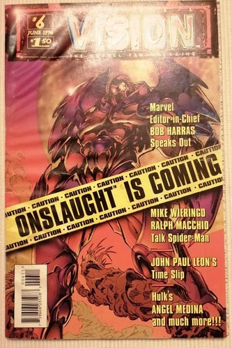 MARVEL VISION 6 FIRST PRINT MARVEL COMICS VO 1996 WOLVERINE X-MEN ...