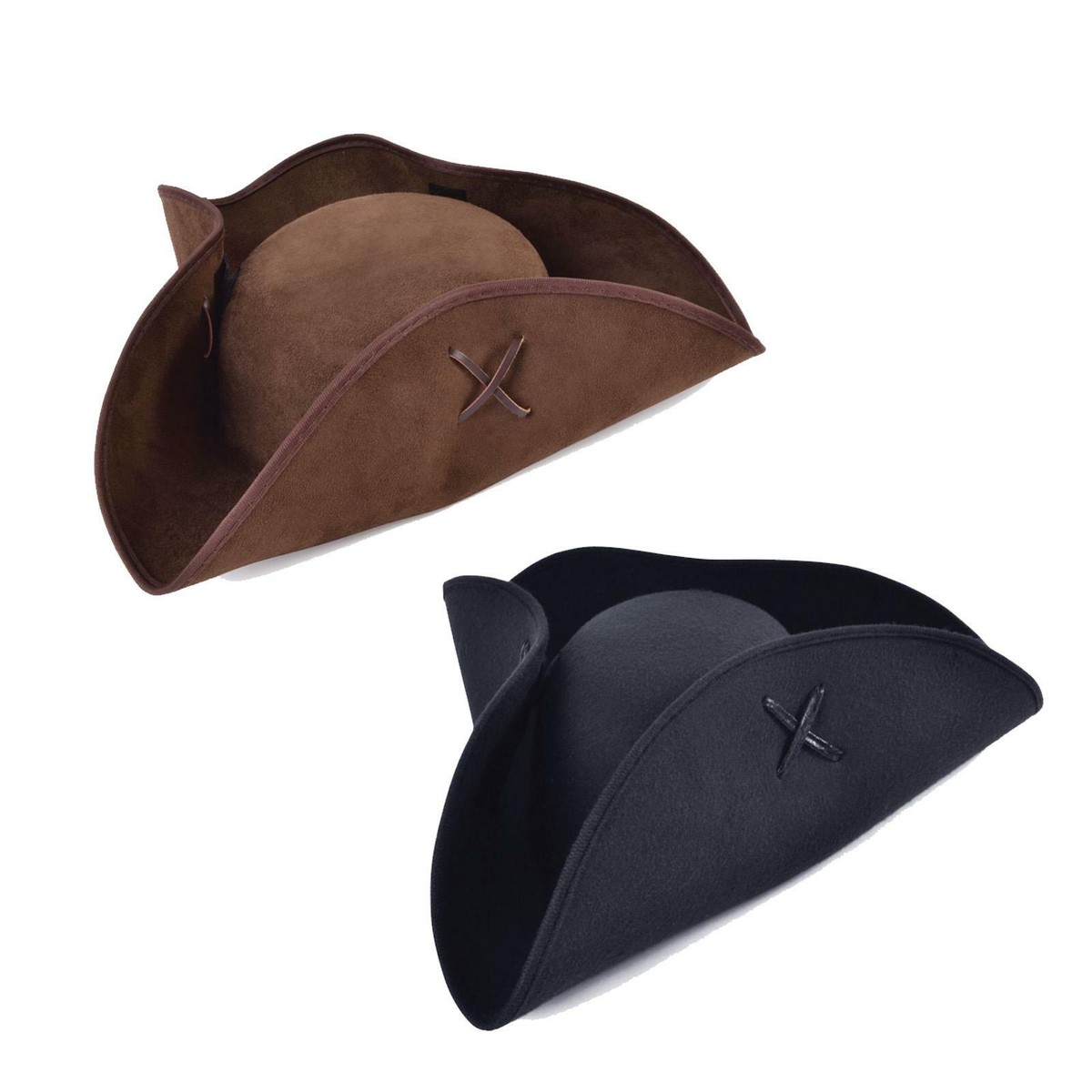 Fancy Pirate Captain Hat Fancy Tricorn Army Military Pirate Hat With