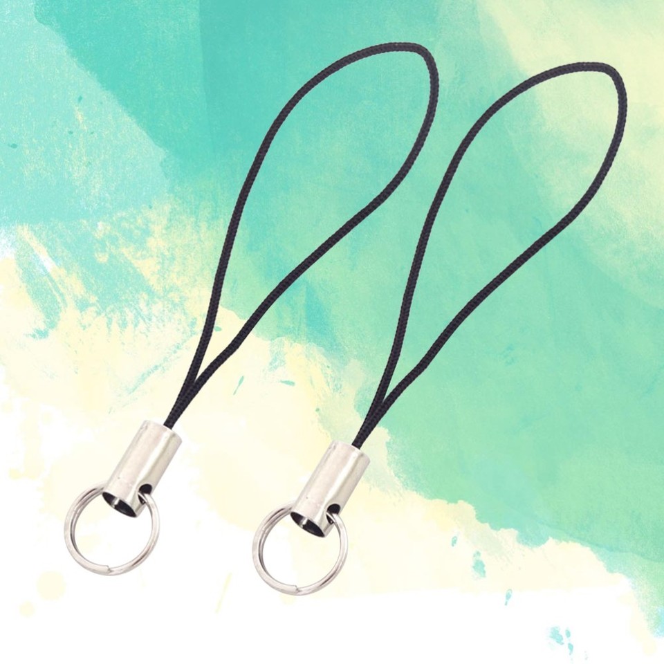 100 Pcs Phone Lanyard Wrist Strap Mobile Rope Jewelry Charm Strings ...