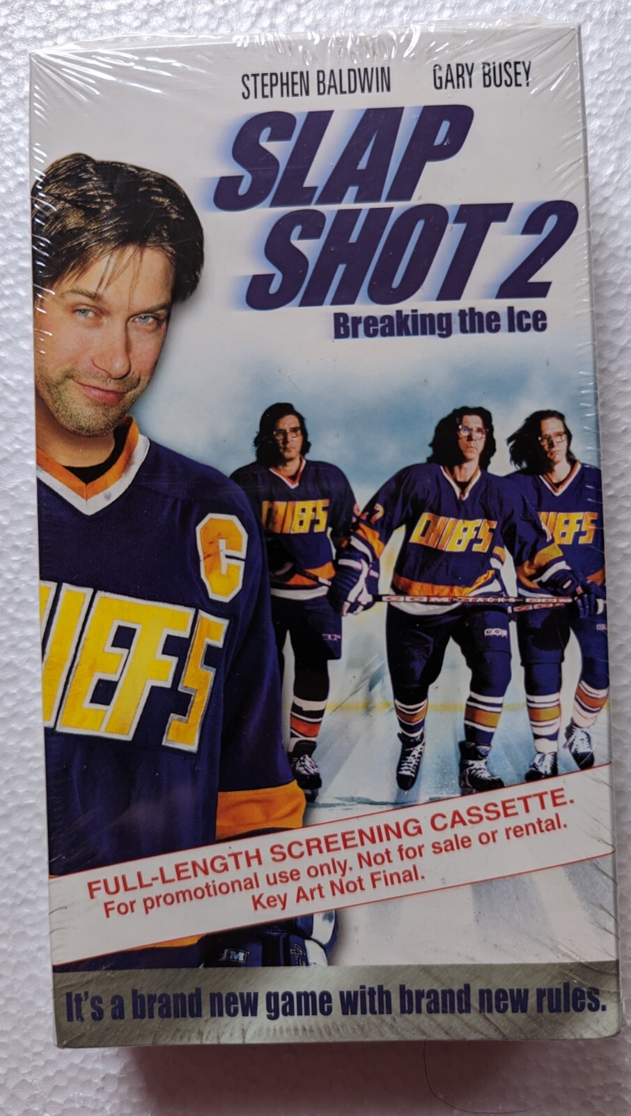 Slap Shot 2: Breaking the Ice 2002 VHS PROMO SCREENER BRAND NEW, SEALED ...