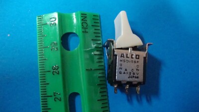 ALCO MSD-106F WHITE PADDLE SWITCH SPDT ON- (ON) momentary | eBay