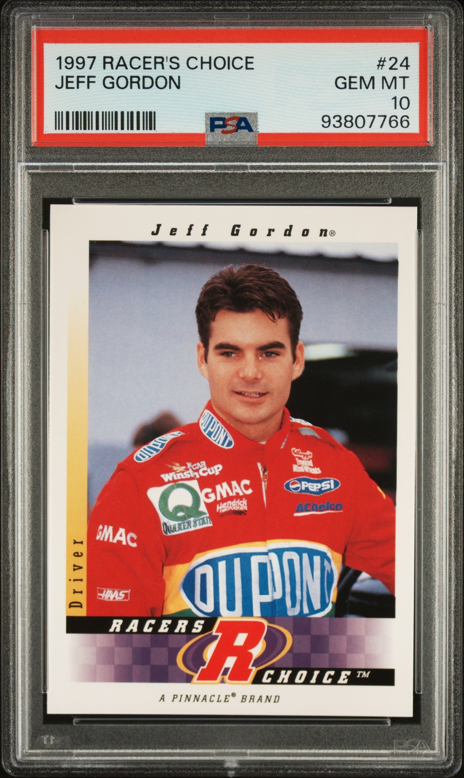 1997 RACER'S CHOICE #24 JEFF GORDON POP 4 PSA 10 X4042876-766 | eBay