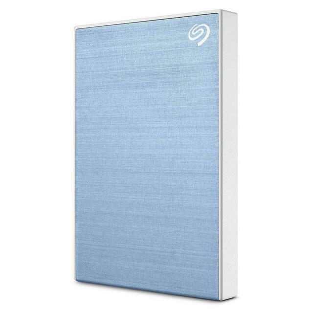 Seagate Backup Plus Slim 2TB Portable External Hard Drive - Light Blue ...