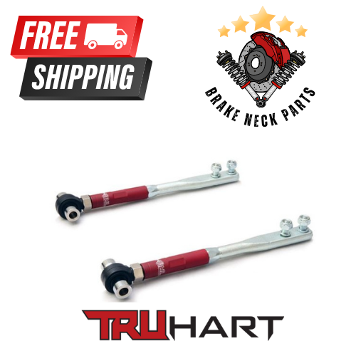 TruHart Front Tension Rods w/Pillowball for 89-94 Nissan 240sx 90-96 ...