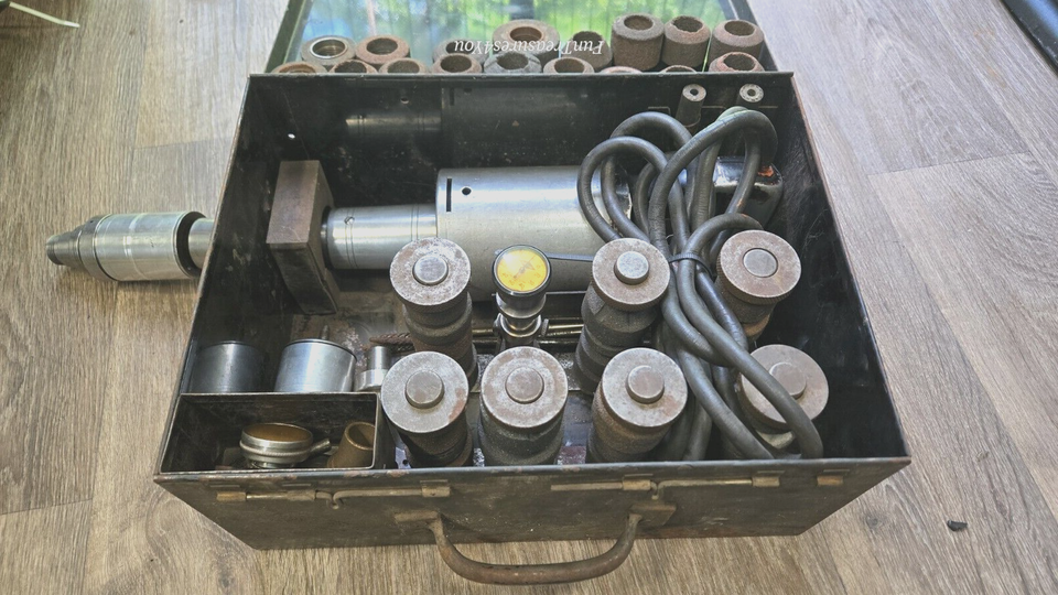 KWIK-WAY Valve Seat Grinder Set #4 SG 1184 W/48 Grinding Stones | Valve ...