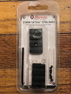Burris Xtreme Tactical Two Piece Base For XTB-SavR Savage S/L Round ...
