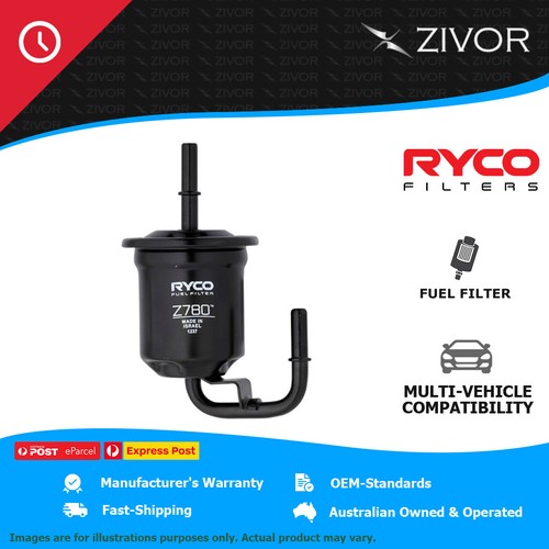 RYCO Fuel Filter In-Line For TOYOTA LANDCRUISER PRADO KDJ120R 3.0L 1KD ...
