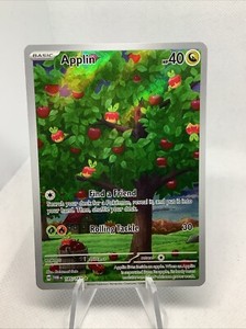 Applin 2024 Scarlet & Violet: Twilight Masquerade #185/167 Illustration ...