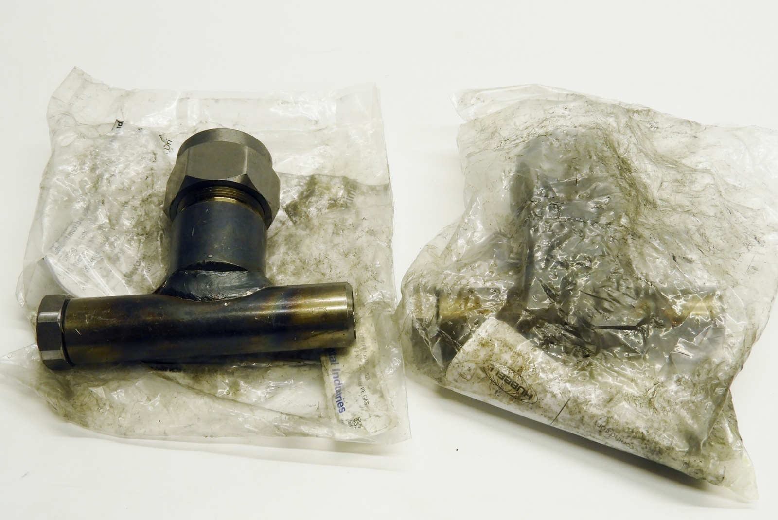 (Lot of 2) Continental 3/4” IPS Inlet Service Punch Tee x 1 CTS PE Gas ...