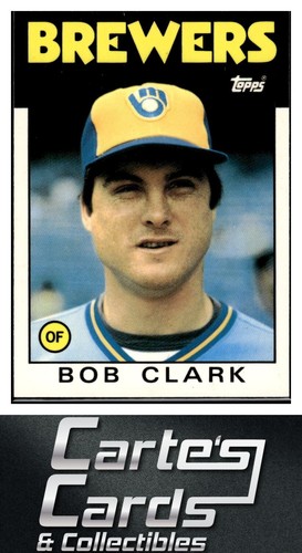 Bob Clark 1986 Topps Tiffany #452 Milwaukee Brewers | eBay