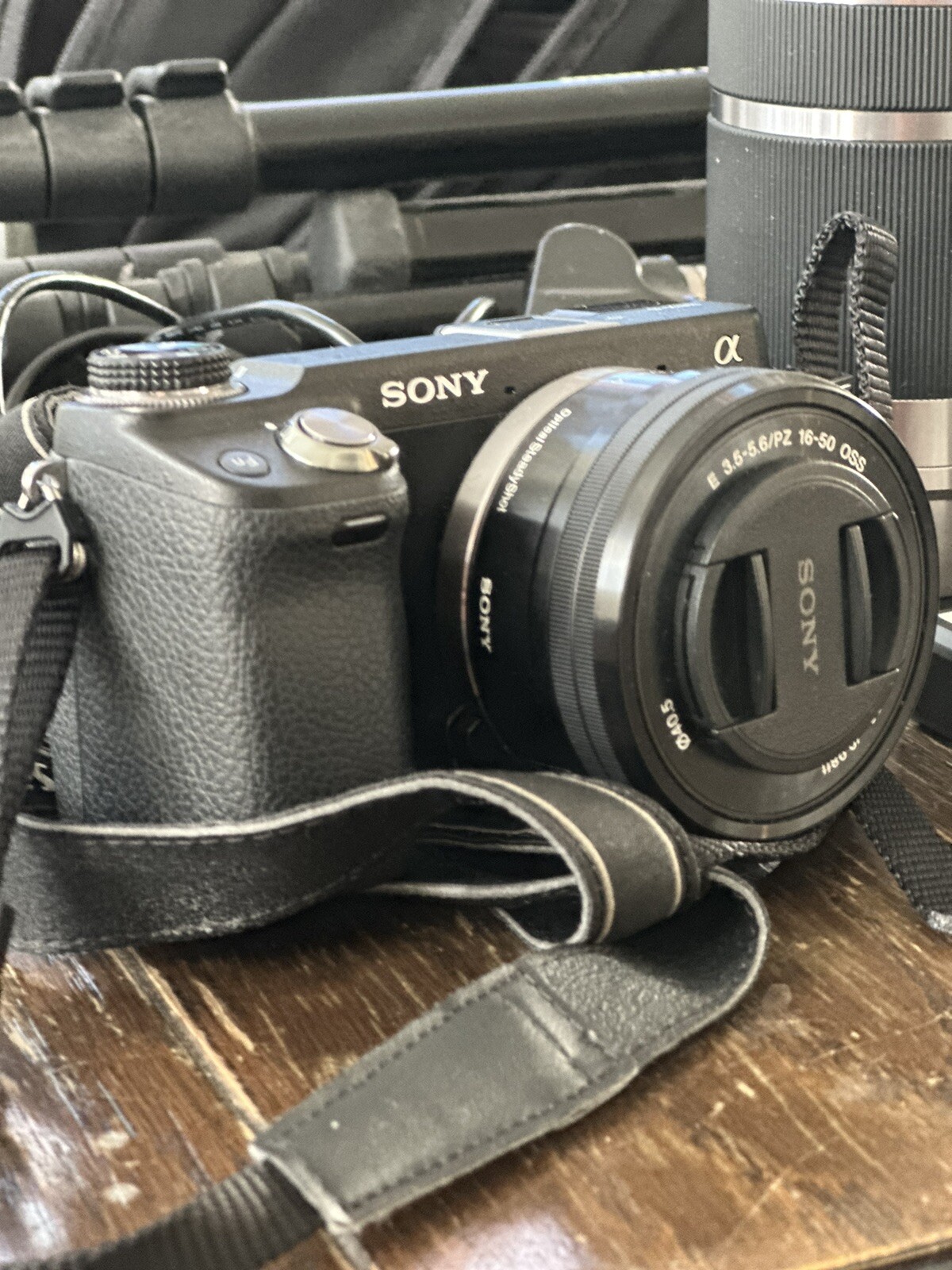 Sony Alpha NEX-6 16.1MP Digital Camera w Bag, E-Mount Lenses, Tripods ...