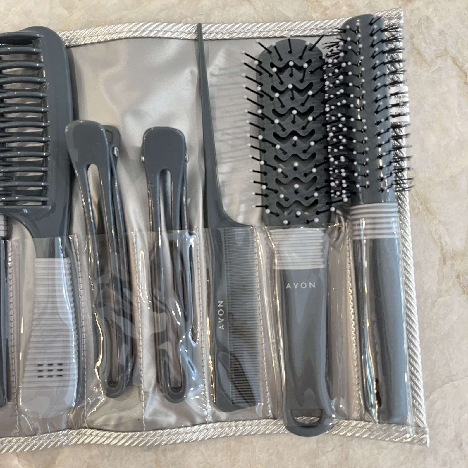 Rare Avon Techniques Styling Tool Kit Tri-Nutriv Formula 1998 -NEW- 8 ...