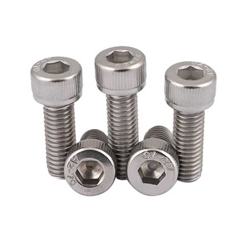 M6 Allen Socket Screws Bolts Cylindrical Head Knurled Screw Thread Nail ...