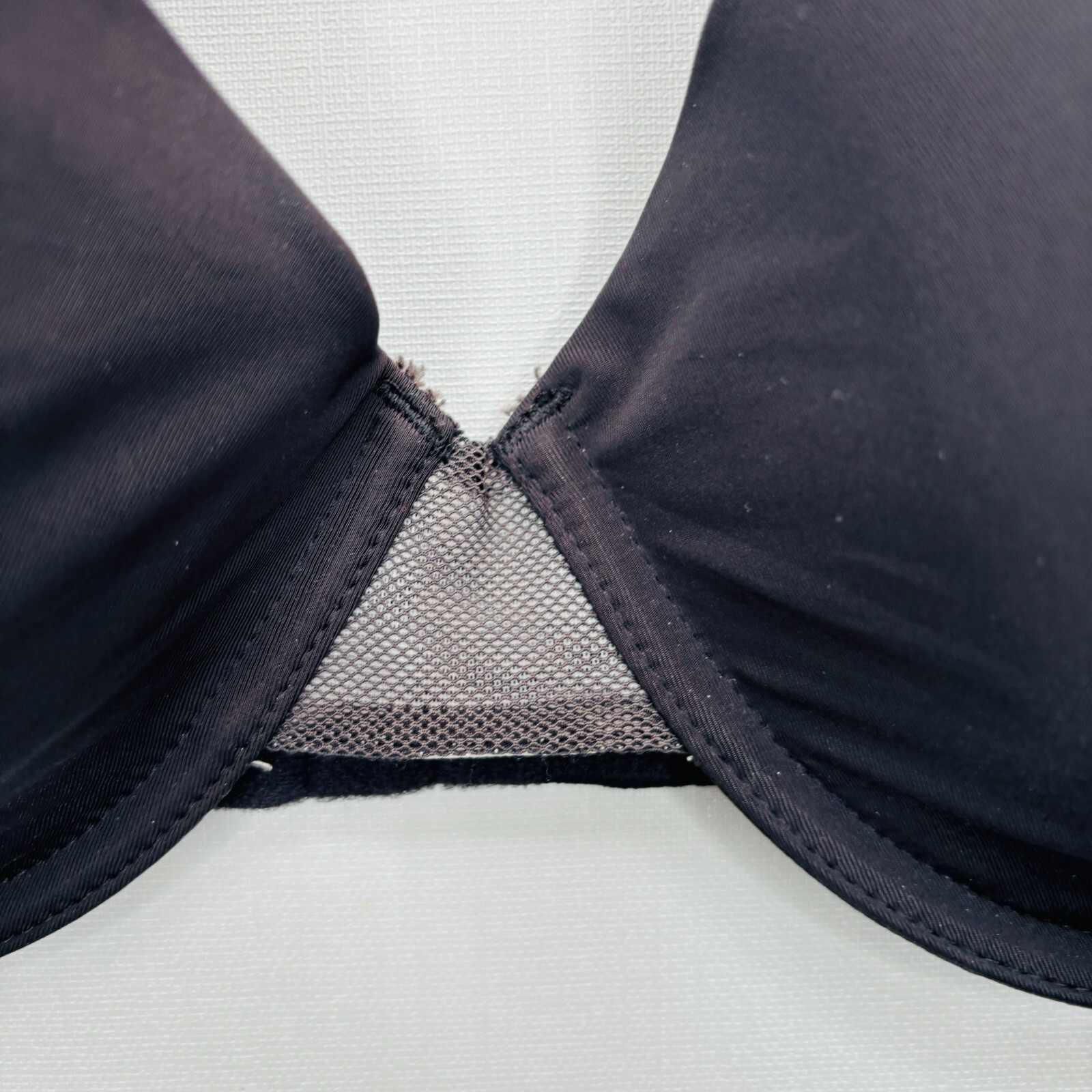 Maidenform Back Smoothing Bra 36C Black Satin Lined U… - Gem