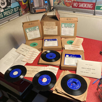 VTG NOS 50's Seeburg Lot 45 RPM Juke Box All Time Favorites Classics ...