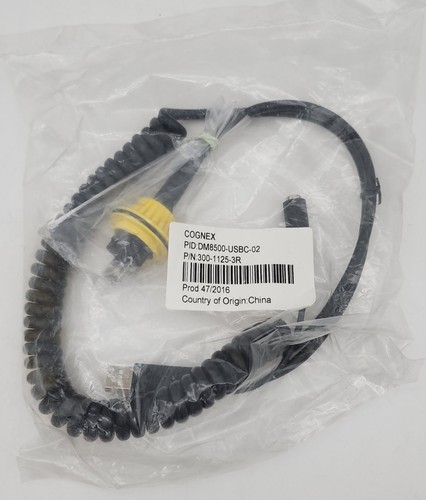 COGNEX DM8500-USBC-02 300-1125-3R DM 8000 COILED USB CABLE 2.5M ...