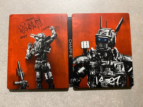 Chappie Blu Ray Steelbook guter Zustand kl. Delle Druckstelle Hugh ...
