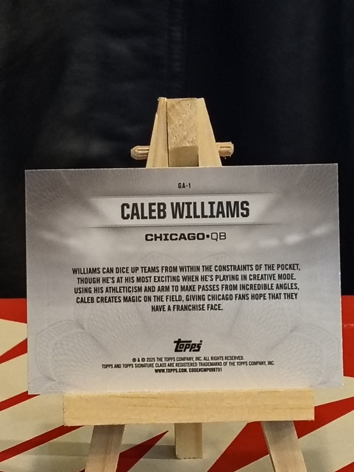 2024 Topps Signature Class Fluidity/Gridiron Ambassador & Chrome CALEB ...