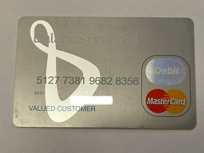 Balance Financial MasterCard Credit Card Walgreens Bancorp | eBay