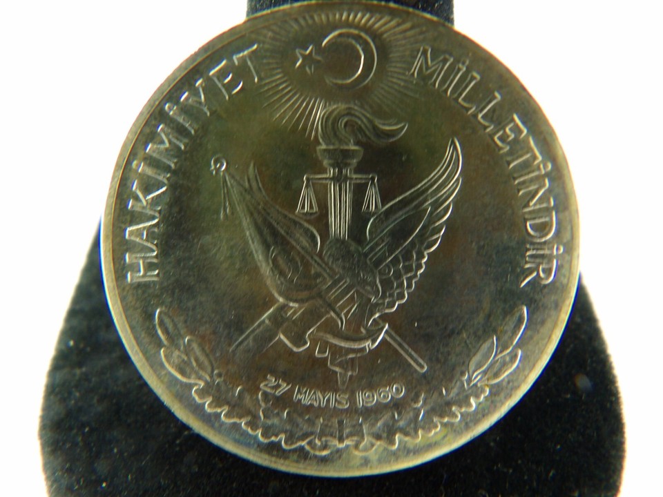 1960 Turkey 10 Lira Silver Coin | eBay