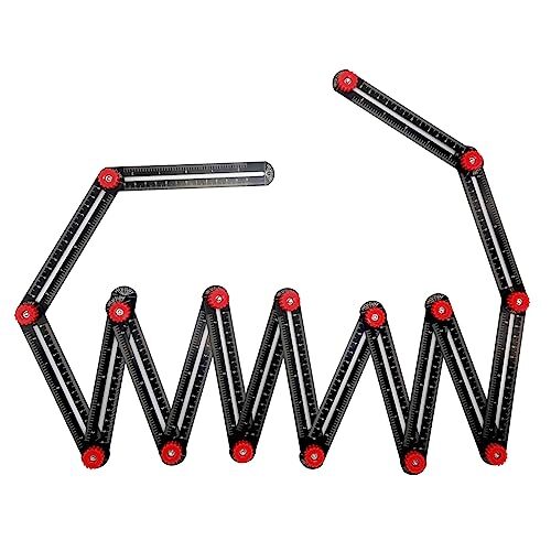 Multi Angle Measuring Ruler, 16-Sides Ruler Hole Locator Aluminum Alloy ...