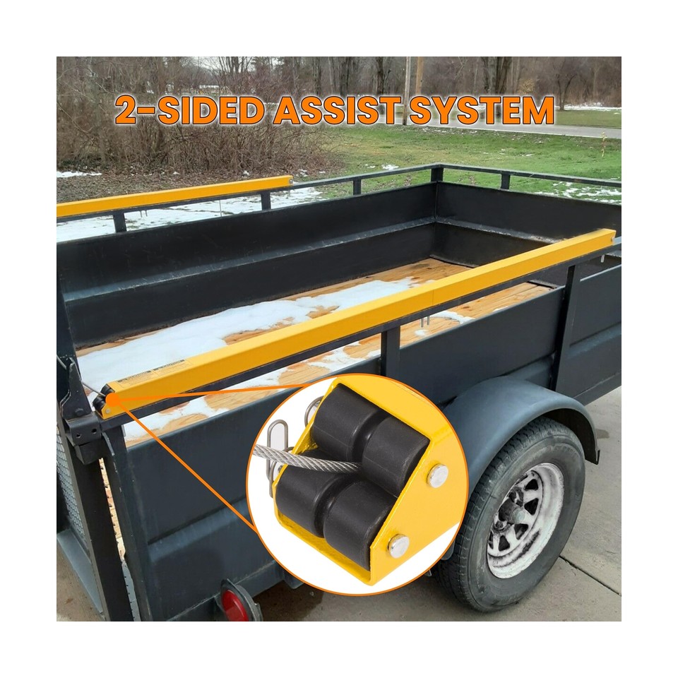 2-Sided Assist System Compatible with Tailgate Utility Trailer Gate ...