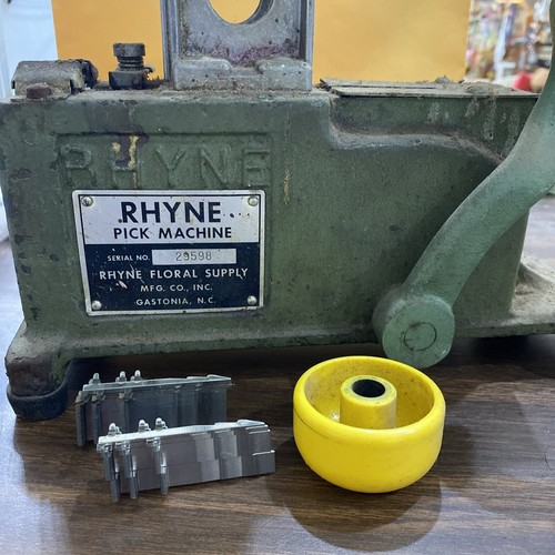 Vtg Rhyne Pick Machine Flower Stem Floral Crimping Stemming Florist ...