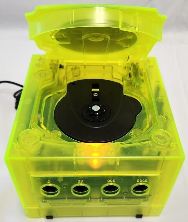 Nintendo GameCube Translucent EXTREME GREEN Gaming Console System ...