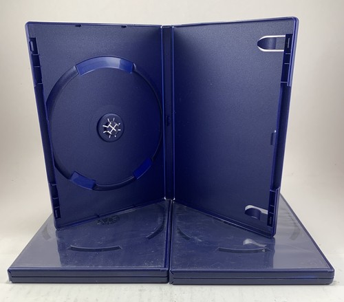Lot of 3 Dark Blue DVD/Game/Xbox Replacement Cases - Picture 1 of 3