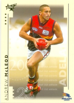 2003 Select AFL XL series Common card - 48 - Andrew McLeod - Adelaide ...