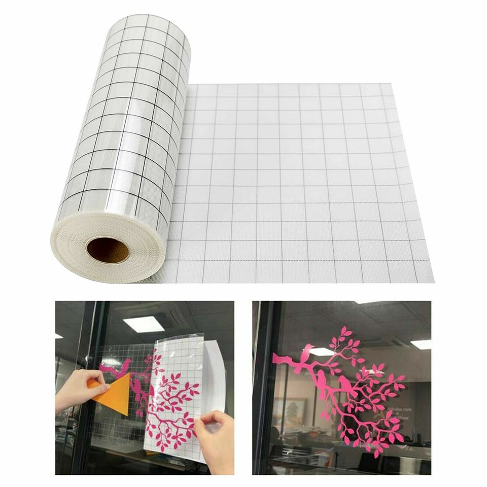 PSV Application transfer Tape clear-lined grid - Adhesive craft vinyl ...