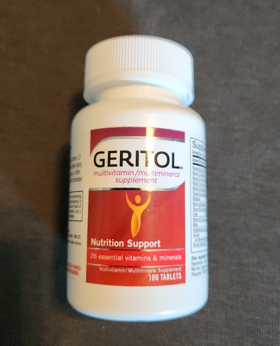 Geritol+Complete+Multivitamin+Nutrition+Support+-+100+Tablets for sale ...