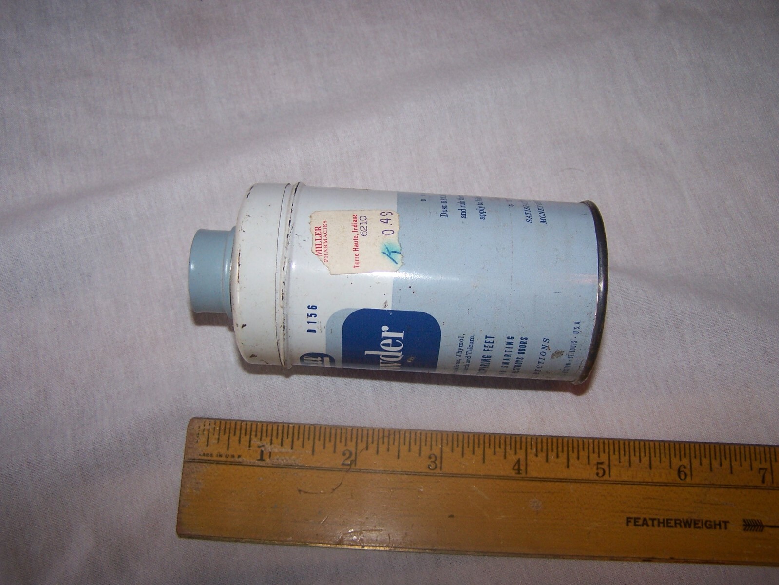 Vintage REXALL DRUG COMPANY Foot Powder Tin - Store | eBay