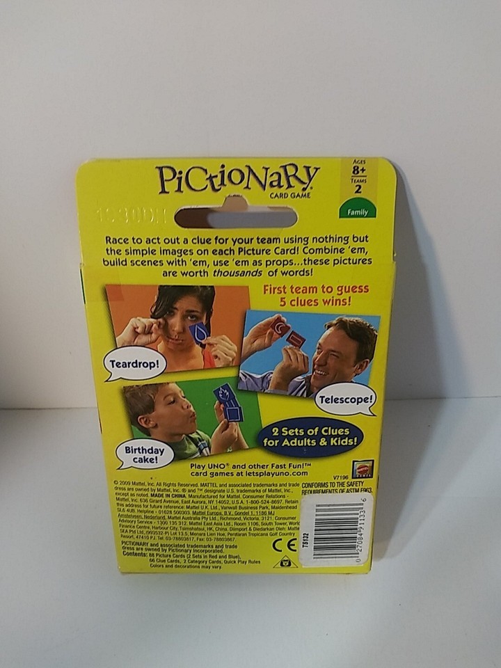 Uno Pictionary 2009 Gift Quality | eBay