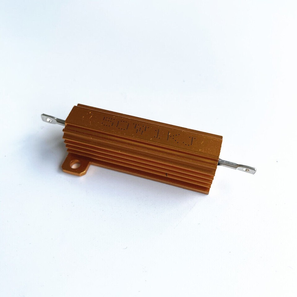 1Pcs RX24 50W Aluminum Wirewound Power Resistor 0.01/0.02/0.03/0.05/0. ...
