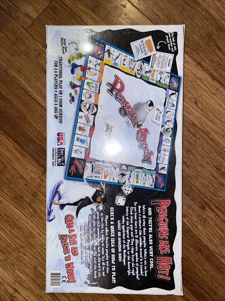 Penguin-Opoly Monopoly Brand New Game New & Sealed Never Open | eBay