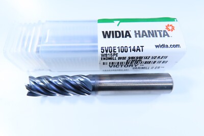 NEW 3/8" HANITA VARIMILL WP15PE SOLID CARBIDE 6146545 END MILL CNC 5 ...