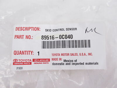 Genuine OEM Toyota 89516-0C040 Driver Front ABS Sensor Wire 08-20 ...