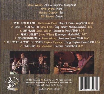 STEVE WILSON (SAX)/STEVE WILSON & WILSONIAN'S GRAIN - LIVE IN NEW YORK ...