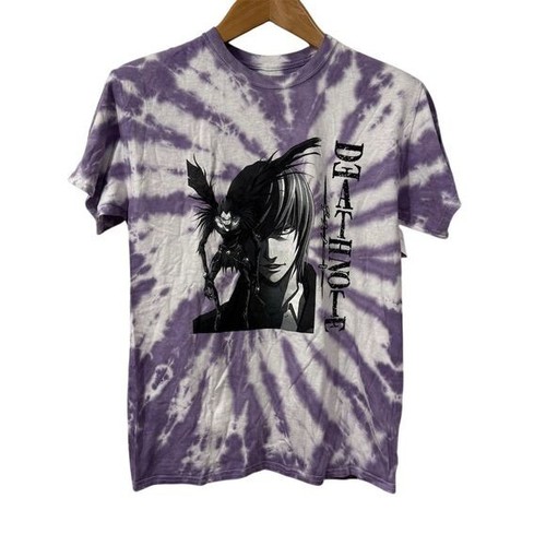 Urban Outfitters Death Note Purple Tie-Dye T-Shirt Yagami & Ryuk Size L ...