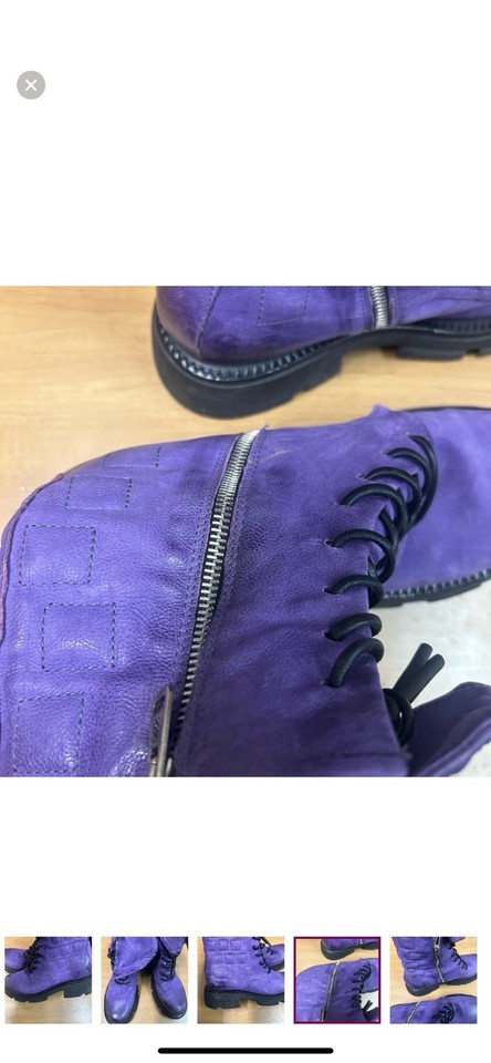 AS 98 Airstep Purple Combat Boots Chunky Sole Women Size 10 Perfect ...