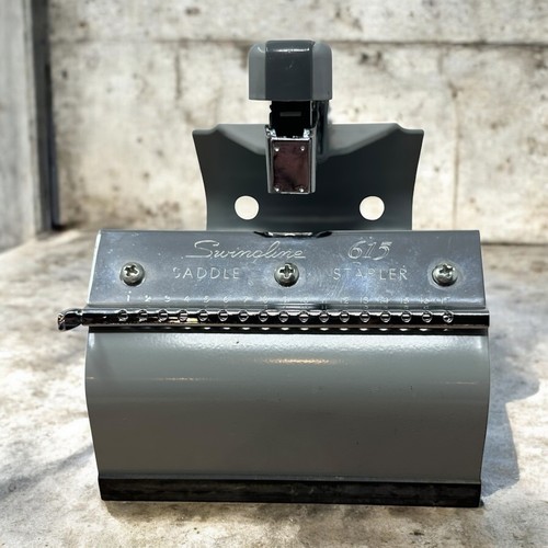 Swingline 615 Saddle Stapler Gray Office Tool Vintage Office Supplies ...