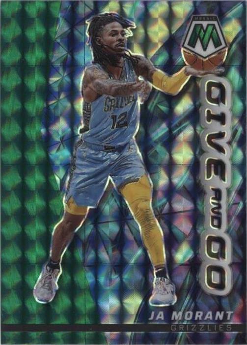 2022-23 Panini Mosaic - Give and Go Ja Morant #9 Green Mosaic Prizm for ...