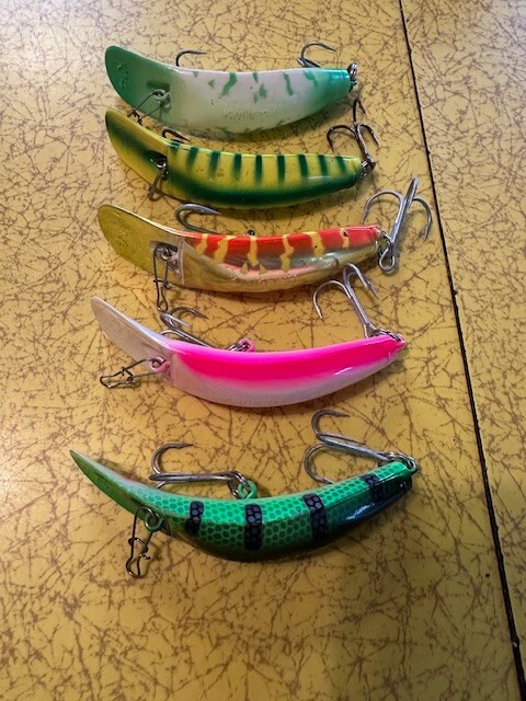 Lot of 5 - K14 Kwikfish Lures Salmon Lures Luhr Jensen CHECK OUT COLORS ...