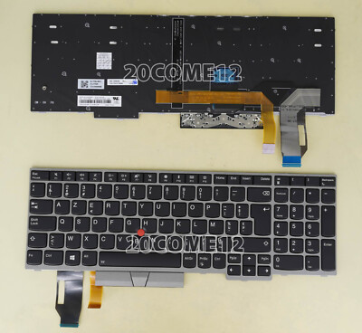 New For Lenovo Thinkpad L580 L590 T590 keyboard Backlit Belgian Clavier ...