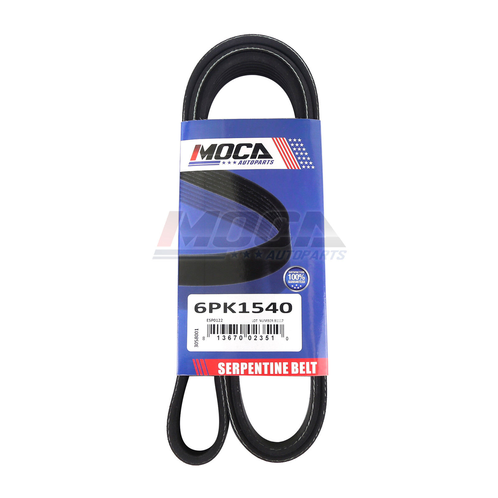 Serpentine Belt 6PK1540 W/O AC Fits for 98-08 Toyota Corolla Matrix BMW ...