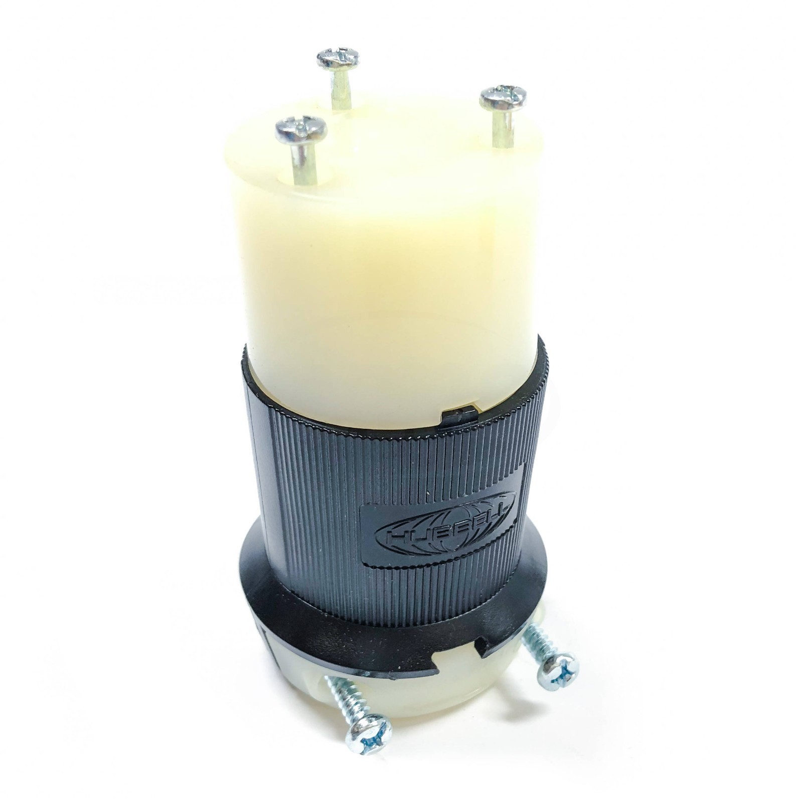 Hubbell HBL2313 Insulgrip Twist-Lock Connector, 20A, 125V, 2-Pole, 3 ...