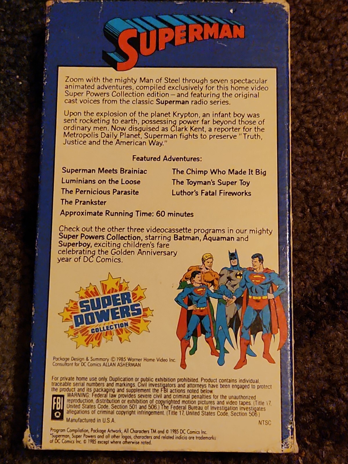 Superman VHS 7 Episodes | eBay