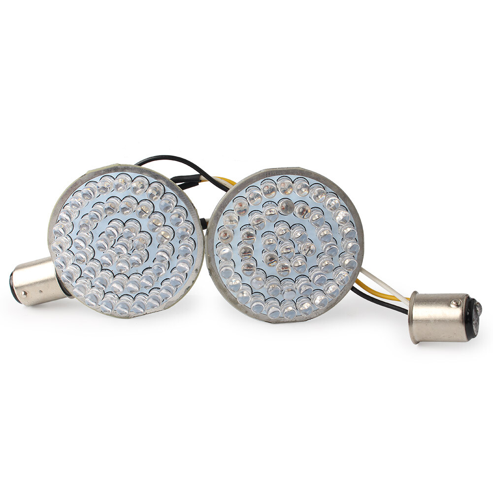 Turn Signal Light Bulb 48 Red / Amber LED Insert FOR Harley Touring ...