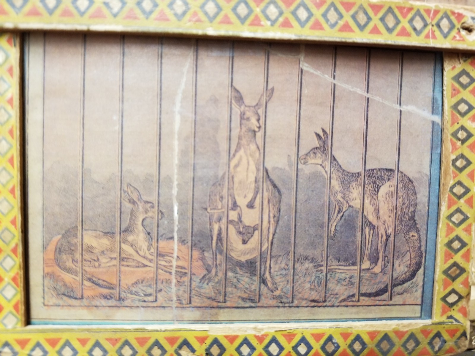 1880's Antique Reed Co. Wood Toy Menagerie Circus Wagon Multi-piece ...